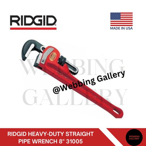 Jual RIDGID HEAVY-DUTY STRAIGHT PIPE WRENCH 8" RIDGID 31005 - KUNCI ...