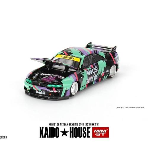 Jual Mto Minigt Mini Gt Kaido Khmg129 Nissan Skyline Gt-R R33 Hks V1 ...