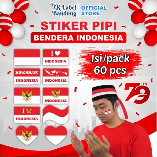 Promo Stiker pipi bendera merah putih indonesia Sticker tempel ...