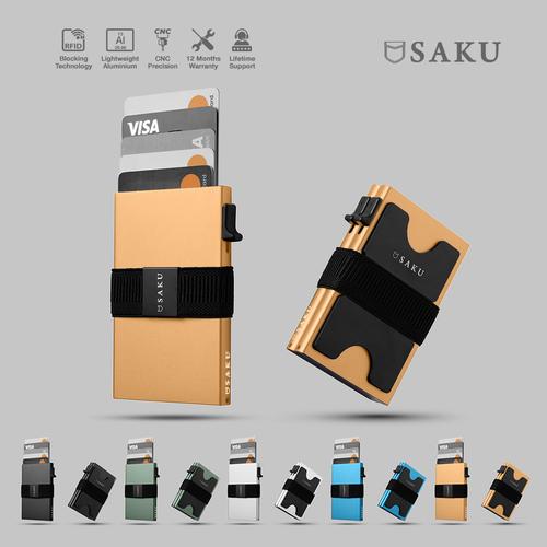 Promo SAKU Dompet Kartu Pria Smart Card Holder Wallet RFID Commando ...