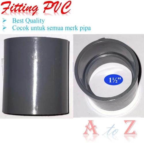 Jual socket/sock 1,5 in/sok lurus 1,5 inci/soket pvc 1 1/2 inch - harga ...
