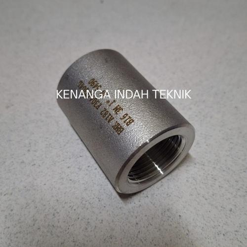 Jual Socket / Coupling 3/4" inch Stainless SS304 Class 3000 Drat NPT ...