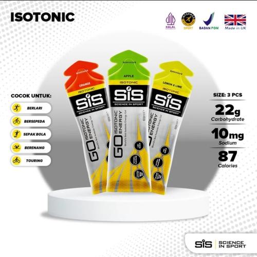 Promo SIS GO Isotonic Energy Gel 60ml x 3 Gels - Marathon Lari ...