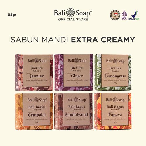 Jual Bali Soap - Sabun EXTRA Creamy 95gr - Sabun Mandi Batangan Natural | BPOM & Halal | NON SLS ...