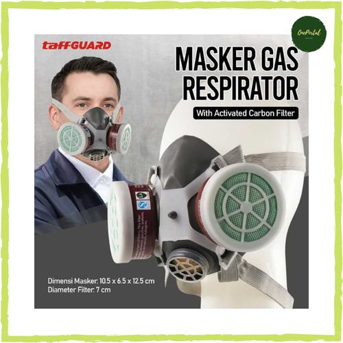 Jual Masker Gas Respirator Full Face / Masker Cat Safety Industri Mask ...