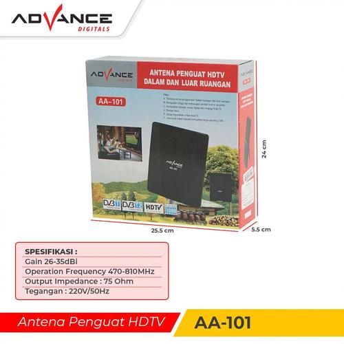 Jual 【Garansi 1 Tahun】Advance AA-101 Antena Indoor Outdoor Digital ...