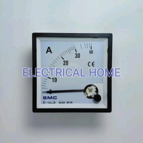 Jual Panel Meter SMC/ Amper Ampere Meter BE-96 AC xx/5A - 250/5A - Kota ...