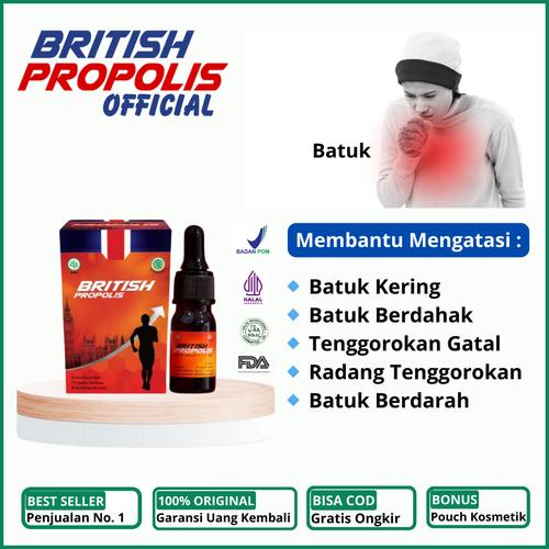 Jual British Propolis Dewasa membantu mengatasi Batuk Kering, Batuk ...