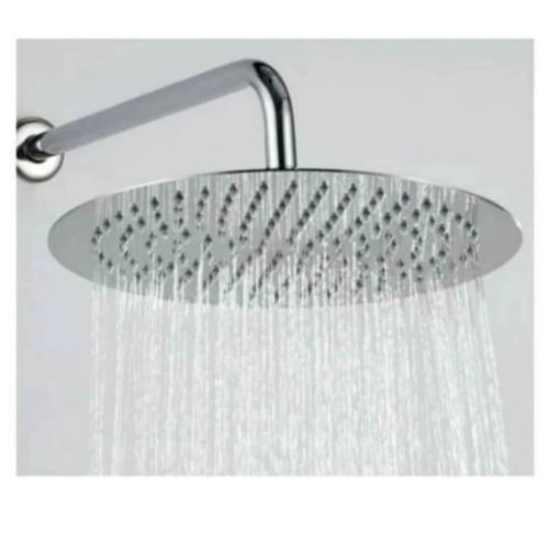 Jual WALL SHOWER BULAT 12 INCHI STAINLESS+PIPA/SHOWER HUJAN BULAT ...