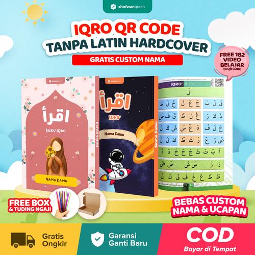 Promo Iqro Milenial QR Code Kids Custom Nama Hard Cover - Custom Nama ...