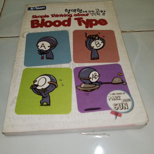 Jual Buku Cerita Bergambar K - Toon Simple Thinking About Blood Type ...