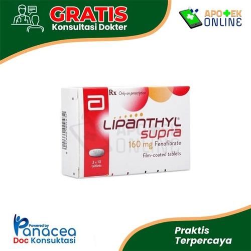 Jual LIPANTHYL SUPRA 160MG 1 STRIP 10 TABLET - Jakarta Timur - Apotek ...