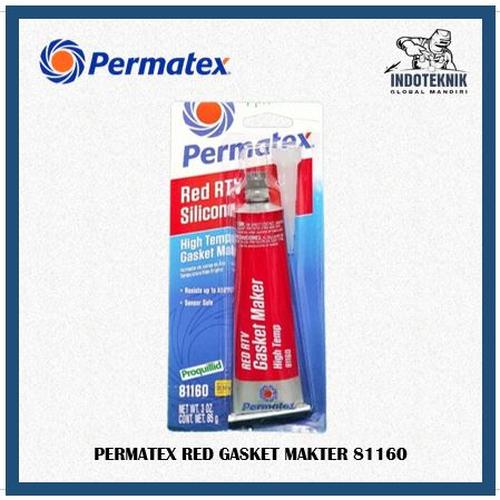 Jual Permatex Merah High Temp Red RTV Silicone Sealant / Lem Silikon ...