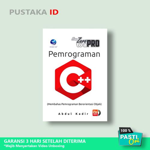 Promo Buku From Zero to a Pro: Pemrograman C++ Membahas Pemrograman ...