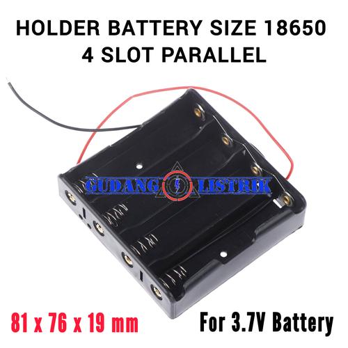 Jual Kotak Terminal Tempat Baterai Paralel Plus Kabel 4 Slot Battery ...