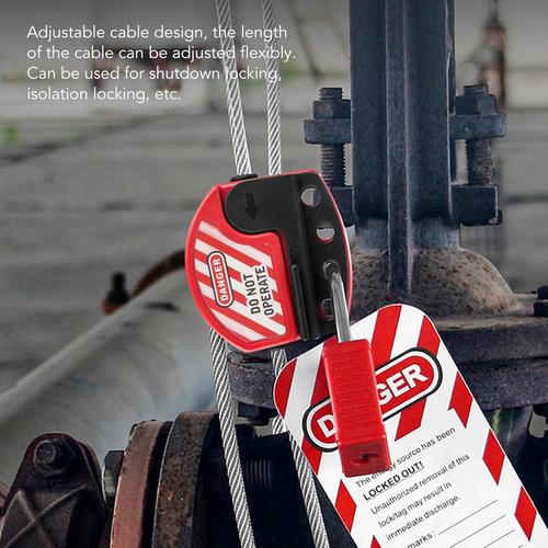 Jual Tagout Cable Lock, Lockout Tagout Cable Lock 6mm Diameter ...