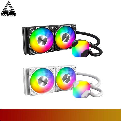 Promo MONTECH HyperFlow ARGB 240 | 240mm Liquid CPU Cooler - Putih ...