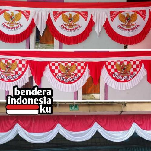 Jual NEW Bendera merah putih background bendera bekron bendera ...