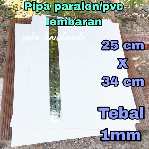 Jual PIPA PARALON/PVC LEMBARAN (25cm X 34cm) TEBAL1mm - Kab. Demak ...