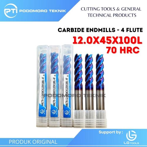 Jual Endmill 12 mm Hard Cut 70 Hrc Carbide Endmill 12 x 100 mm LG Tools ...