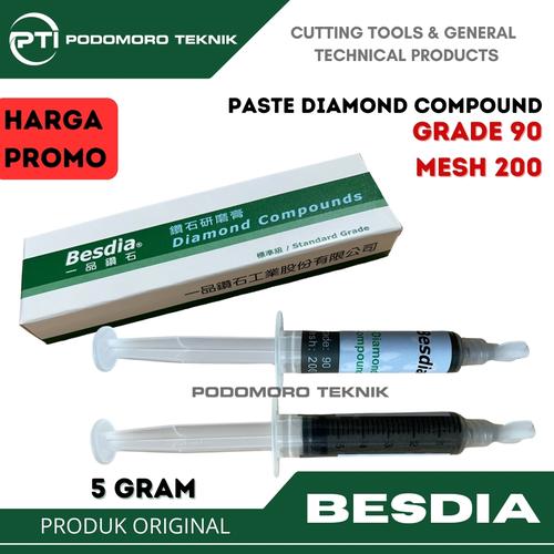 Jual BESDIA Grade 200 Diamond Compound Grade 90 Mesh 200 #200 5 Gram ...