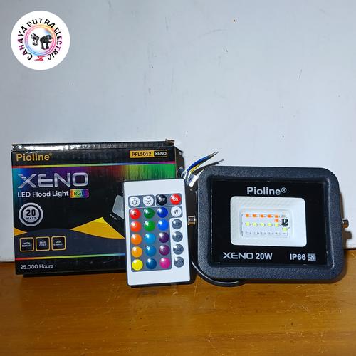 Jual PIOLINE XENO LED SOROT RGB / FLOOD LIGHT RGB 20W IP66 - Kab ...