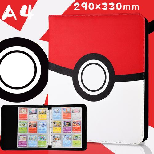 Jual Pokemon TCG Leather Pokeball Album Refill Binder 900 Cards Zipper ...