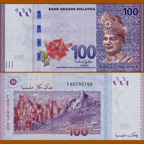 Jual Malaysia 100 Ringgit 2024, New Signature - Kota Tangerang Selatan ...