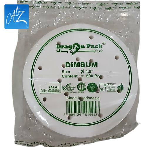 Jual Kertas alas dim sum Dragon Pack dimsum paper ø 4.5" isi 500pcs 500 ...