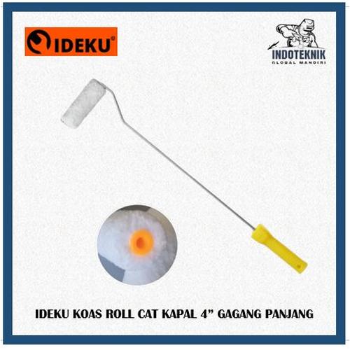 Jual IDEKU Gagang Kuas Roll Kapal 4" Gagang Panjang Kuas Roll Cat ...
