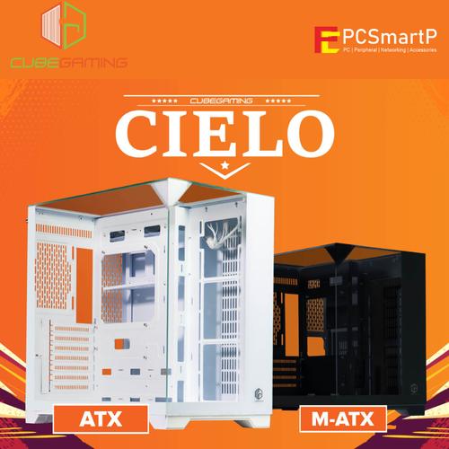 Jual CASING PC GAMING M-ATX ATX Cube Gaming CIELO - M-ATX Black - Kab ...