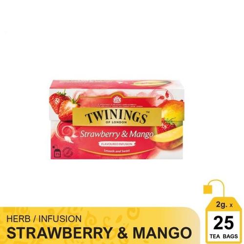 Jual Twinings Teh Celup Strawberry & Mango Asia 25x2gr - Teh Twinnings ...
