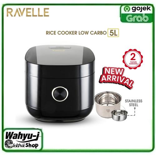 Jual Ravelle Rice Cooker Digital Low Carbo 5 Liter - Penanak Nasi Low ...