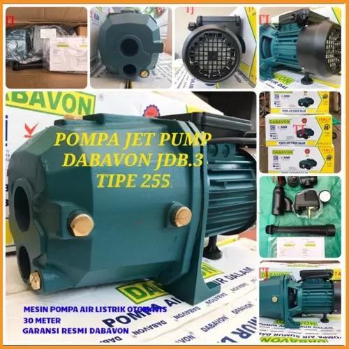 Jual MESIN POMPA AIR JET PUMP OTOMATIS DABAVON JDB 3 255 TANPA TABUNG ...