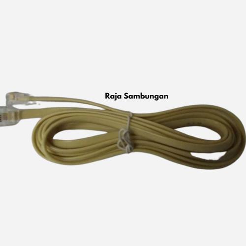 Jual Kabel Telpon 1 Line Panjang 2 Meter Jadi Langsung Pasang Telepon ...