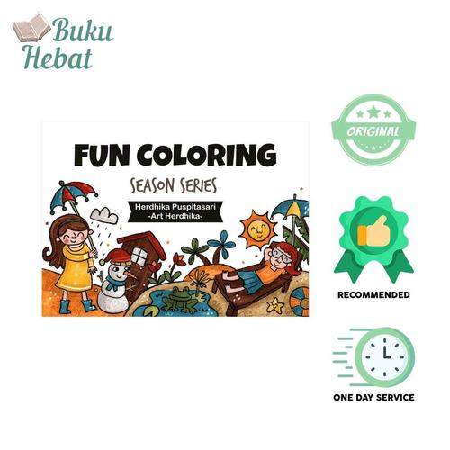 Jual Buku Mewarnai - Buku Anak - FUN COLORING SEASON SERIES - Kota ...