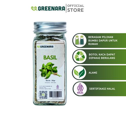 Jual Greenara Dried Basil Leaves 30gr / Daun Basil Kering - Jakarta ...