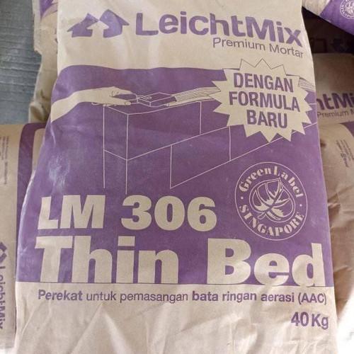 Jual SEMEN INSTANT LEM PEREKAT BATA RINGAN HEBEL LM 306 LEICHTMIX ...
