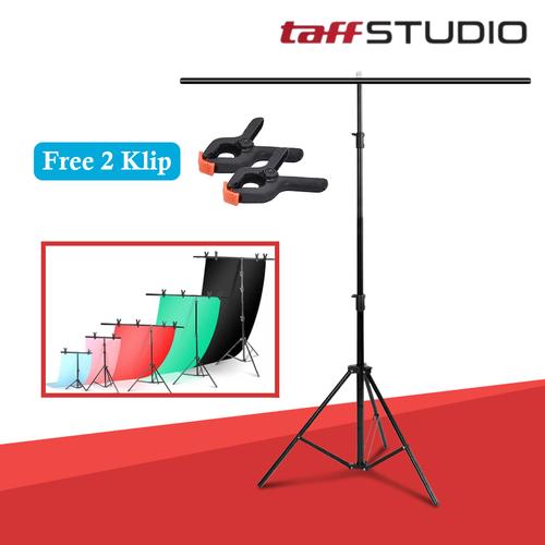Jual Bracket Stand Backdrop T-Shape TaffSTUDIO M138 Tiang Background ...