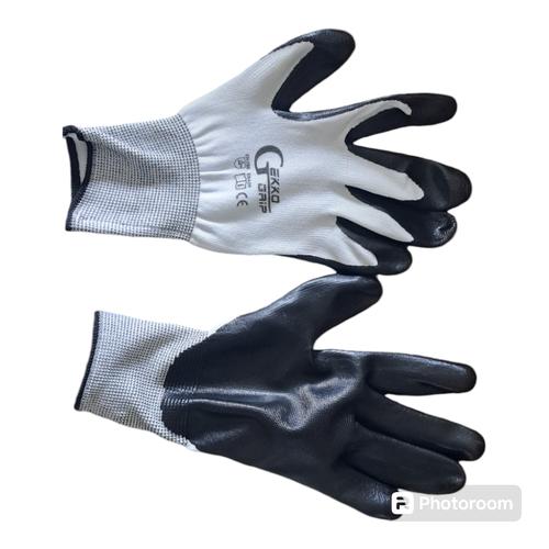 Jual SARUNG TANGAN PALM FIT PUTIH HITAM NBR KARET ANTI SLIP MERK GEKKO ...