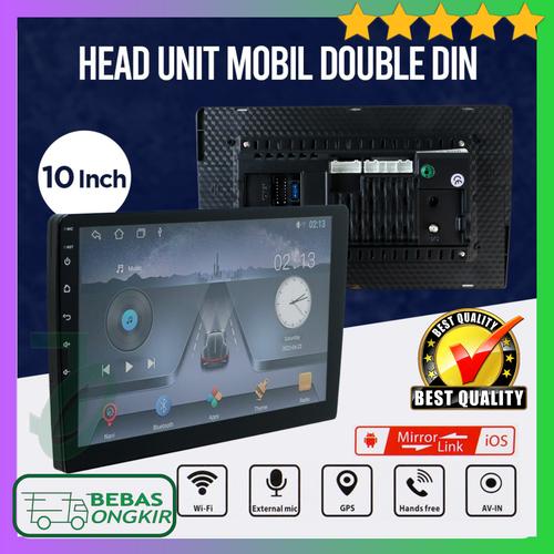 Jual Double Din Head Unit Mobil 10 Inch Media Player HD WIFI GPS ...