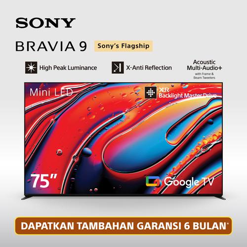 Promo SONY Bravia 9 Mini LED 4K Ultra HDR Google TV 75 Inch K-75XR90 ...