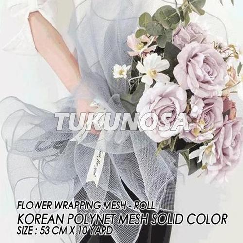 Jual Aqw Perroll Flower Wrapping Mesh Korean Polynet - Kertas Jaring ...