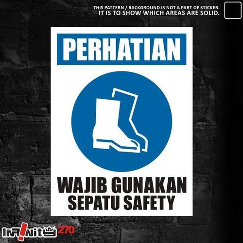 Jual x2 WSKIM-017 stiker safety sign sticker rambu keselamatan kerja K3 ...