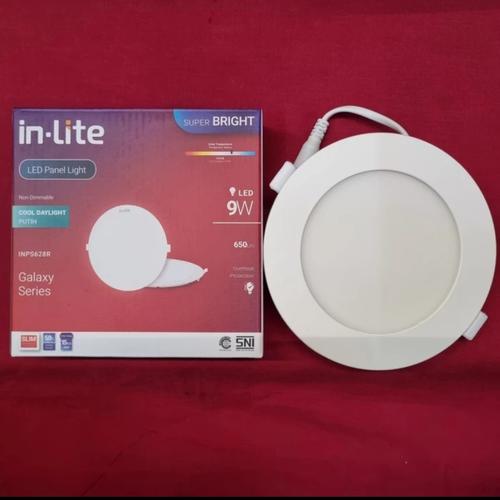 Jual Lampu Downlight Led Bulat 9W IN-LITE Panel Led 9W Bulat INLITE ...