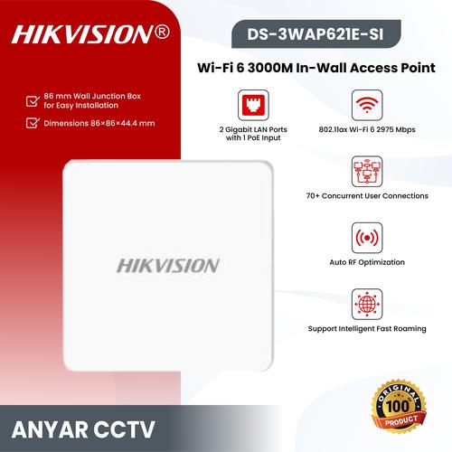 Jual HIKVISION DS-3WAP621E-SI Wall Access Point Indoor Wi-Fi 6 3000M ...