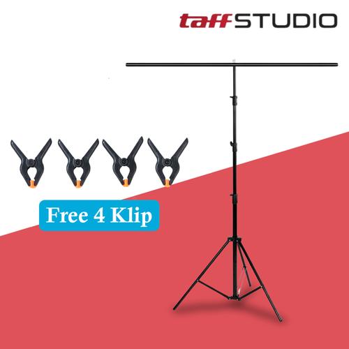 Jual Bracket Stand Background T-Shape 2M TaffSTUDIO M139 Tiang Backdrop ...