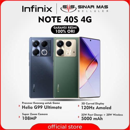 Promo Infinix Note 40S 4G [8GB/256GB] New Garansi Resmi - Hitam Cicil 0 ...
