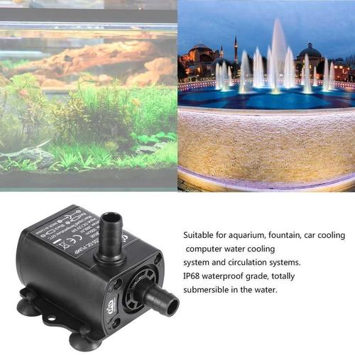 Jual Pompa Air Mini USB Brushless Submersible Aquarium 5V - QR50A ...