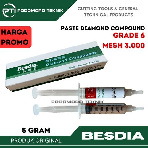 Jual BESDIA Grade 3000 Diamond Compound Grade 6 Mesh 3.000 #3000 5 Gram ...